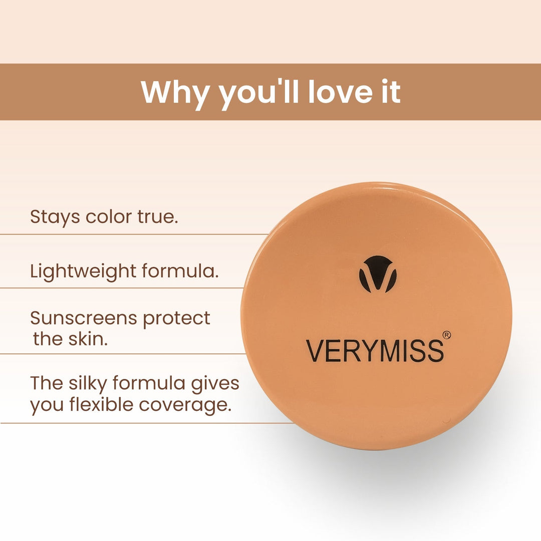 Natural Glow Compact Powder - 01 Ivory – Verymiss
